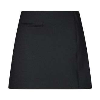 Courr&egrave;ges Damen, R&ouml;cke, Schwarzk, 2XSGr&ouml;&szlig;e