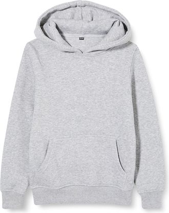 Build Your Brand Basic Kids Hoody, Heather Grey, 134/140
