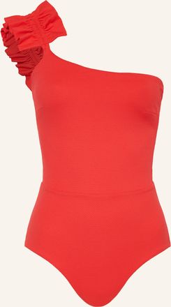 Mymarini Mymarini One-Shoulder-Badeanzug Swimsuit No. 3 Mit Uv-Schutz 50+ rot