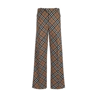 Burberry Homme, Pantalons, Multicolore, Taille: M Pantalon classique &agrave; carreaux
