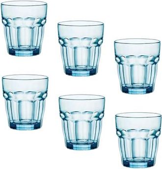 Bormioli Rocco Bormioli Rock Bar Lounge Verre Bleu Glacé 27 cl Set de 6
