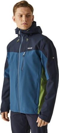 Regatta Homme Birchdale Veste Imperméable, Bleu Marocain/bleu Marine, M EU