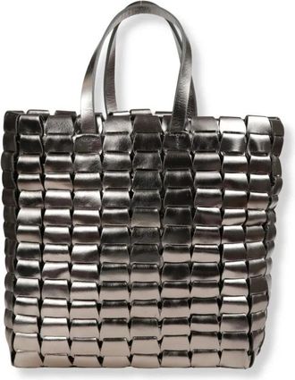 Dragon Diffusion Shopper & Totes - Structured Handbag With Smooth Surface - Gr. unisize - in Silber - f&uuml;r Damen