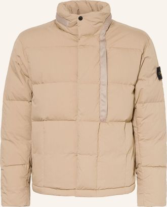 Stone Island Daunenjacke beige