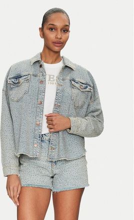 Guess Jeansjacke W5GN90 D5LQ2 Blau Regular Fit