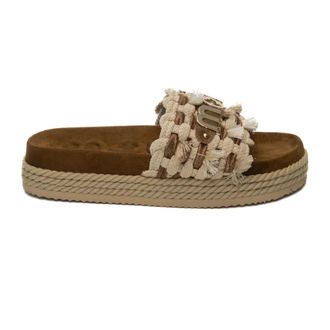 Mou Sandalo Frange - - Shoes - Damen - Beige - 37 EU