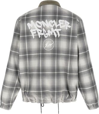 Moncler Reversible Cotton Flannel Jacket - Gray