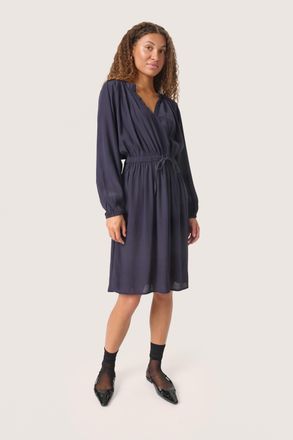 Soaked In Luxury Kleid Gerade Passform dark blue