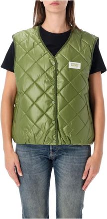 American Vintage Tovabay Gilet - Femme - Vestes - Vert - Taille: 40/42 FR