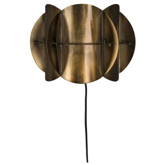 Dutchbone Dutchbone - Applique murale en m&eacute;tal - Laiton - brass