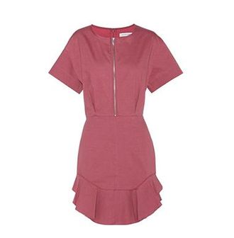 Isabel Marant Etoile Pink Neit Cotton And Linen-blend Dress Size XS