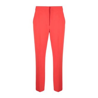 Moschino Pantalone Sigaretta - - Trousers - Damen - Rot - M