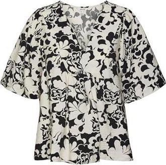 Vero Moda Vmivone VMA Noos Col V Top 2/4 Chemisier, Bouleau/OP:oline, M Femme