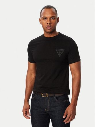 Guess T-Shirt M6BI49 K6186 Schwarz Slim Fit