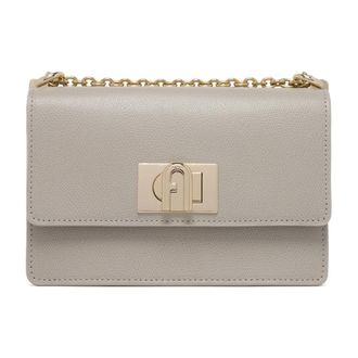 Furla Leder-Kettentasche - - Bags - Damen - Grau - ONE SIZE