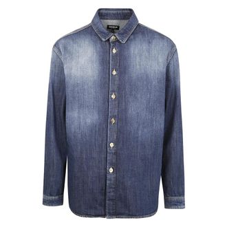 Dondup Homme, Chemises, Bleu, Taille: L Chemise en denim