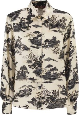 Max Mara Femme, Blouses et Chemises, Multicolore, Taille: 34 FR Chemise Msevetro