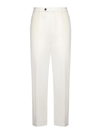 Eleventy Pantalons D&eacute;contract&eacute;s - Blanc