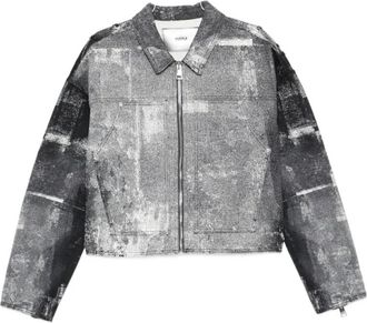 Purple Homme, Vestes, Multicolore, Taille: M Veste en jean