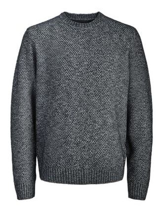 Jack & Jones Jprblawilson Knit Crew Neck pour Homme, Bleu Nuit, M