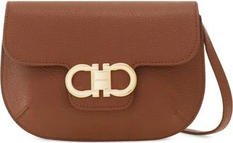 Ferragamo mini sac à main gancio - Marron