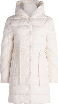 Zero Damen Steppmantel mit Knopfleiste 38, Eggnog