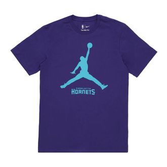 Nike Jordan Homme, Tops, Bleu, Taille: XL T-shirt de basketball Charlotte Hornets