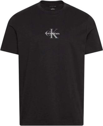Calvin Klein Jeans Homme, Tops, Noir, Taille: L 30S Micro Monologo T-Shirt