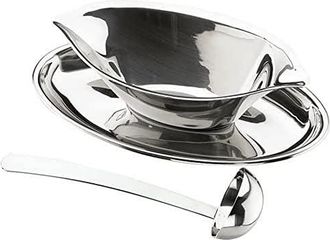 Lacor Lacor 62424 Saucière sur Plateau avec Cuillère en Inox, Argenté