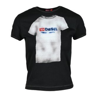 Diesel Tshirt - - Tops - Damen - Schwarzk - S