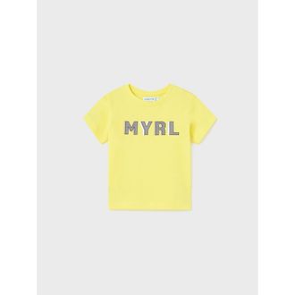 MAYORAL T-Shirt 106 Gelb Regular Fit