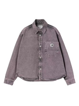 Carhartt Work in Progress Georgia Hemdjacke mit Taschendetail - Violett
