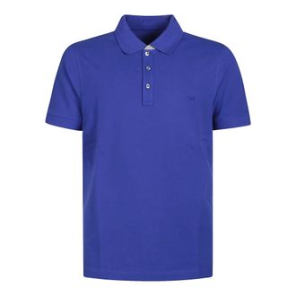 Fay Homme, Tops, Bleu, Taille: 2XL Polo Bicolore à Double Col