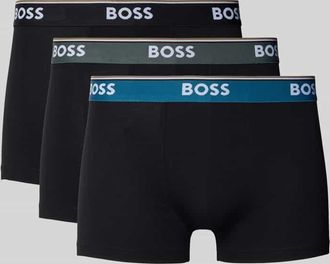 HUGO BOSS Trunks mit Logo-Bund im 3er-Pack