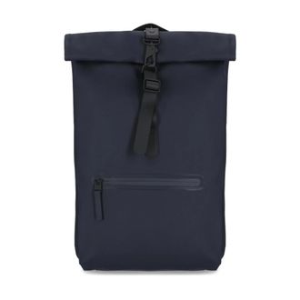Rains Rolltop Rucksack - - Bags - Herren - Blau - ONE SIZE