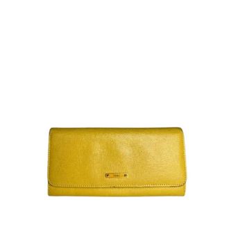 Fendi Portefeuille Vintage Pre-owned - Femme - Pre-owned - Jaune - Taille: ONE Size