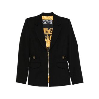 Versace Jeans Couture Zip Blazer - - Jackets - Damen - Schwarzk - XL