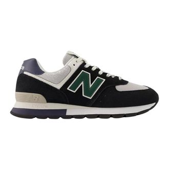 New Balance Homme, Chaussures, Noir, Taille: 44 EU Chaussures en Daim Lacets Semelle en Caoutchouc