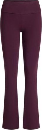 SKIMS Pantalon boot-cut en coton m&eacute;lang&eacute;