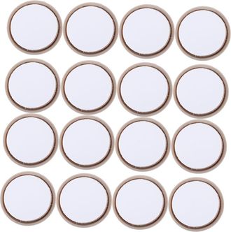 Soimiss 24 Stück Teiliges Runde Kunststoffgleiter mit Selbstklebender Rutsch Funktion Möbelgleiter Bodenschoner für Stühle und Tische Geräuschreduzierend und 