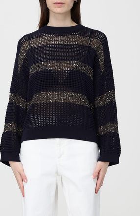 Brunello Cucinelli Pull BRUNELLO CUCINELLI Femme couleur Oc&eacute;an