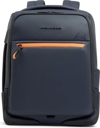 Piquadro Homme, Sacs, Bleu, Taille: ONE Size Water Resistant Travel Laptop Backpack 15.6