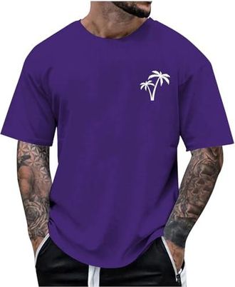 Generic Hauts d&eacute;t&eacute; &agrave; manches courtes pour hommes, T-shirts amples tendance athl&eacute;tiques 2025, coupe ample, t-shirt occidental d&eacute;contract&eacute;, T-shirts mignons pou