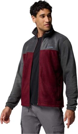 Columbia Steens Fleecejacke f&uuml;r Herren, Wandern (Rot)