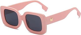Generic 2025 designer carré grand cadre Street Shooting Lunettes de soleil rétro pour hommes et pour femmes Décoration de pare-soleil dextérieur (couleur : F,