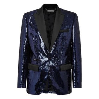 Philipp Plein Homme, Vestes, Bleu, Taille: L Blazer Lord Fit