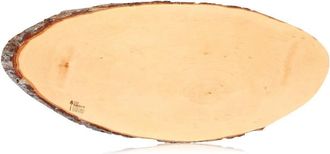 Boska Rindenbrett Erlenholz L/f&uuml;r das zubereiten und servieren von Snacks / 28,5 cm/Holz/Braun