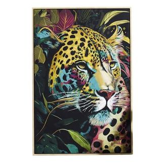 The Home Deco Factory HD0407 Tableau Mural Contemporain Multicolore 60x90 cm, Design &Eacute;l&eacute;gant, pour D&eacute;coration Int&eacute;rieure de Salon, Chambre ou Bureau, Couleurs Vives