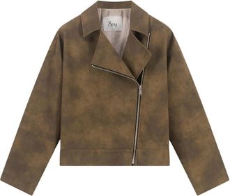 8pm 8Pm, Femme, Vestes, Brun, Taille: 40 FR Giubbino Jacket