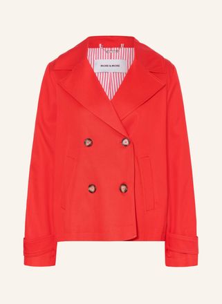 More & More More & More Trench-Jacke rot